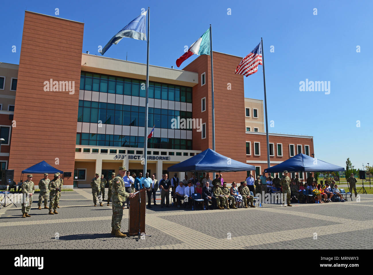 U.S. Army Lt. Col. Brent O. Skinner outgoing commander 509th Signal ...