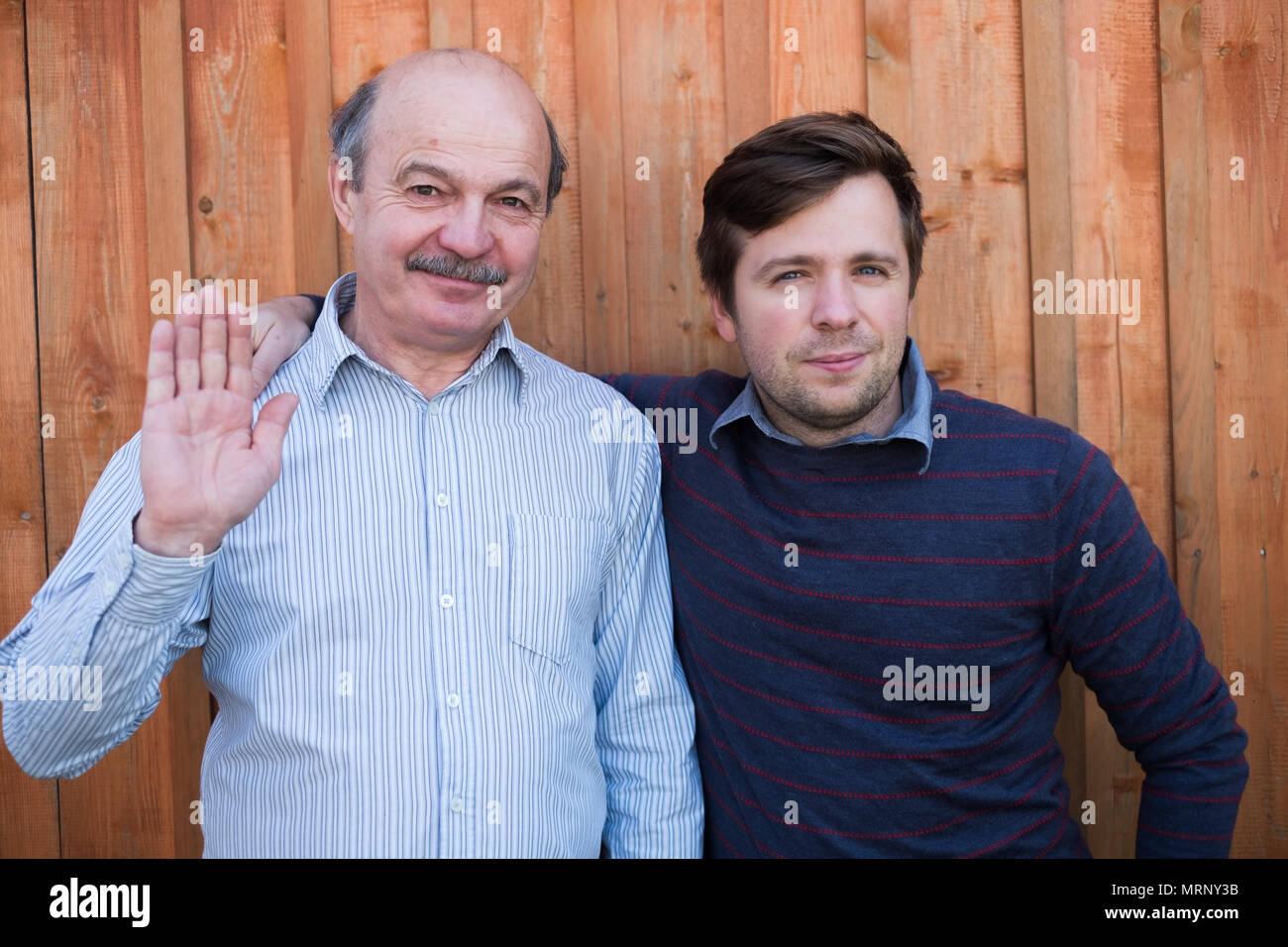 Father and son portrait Stock Photo - Alamy