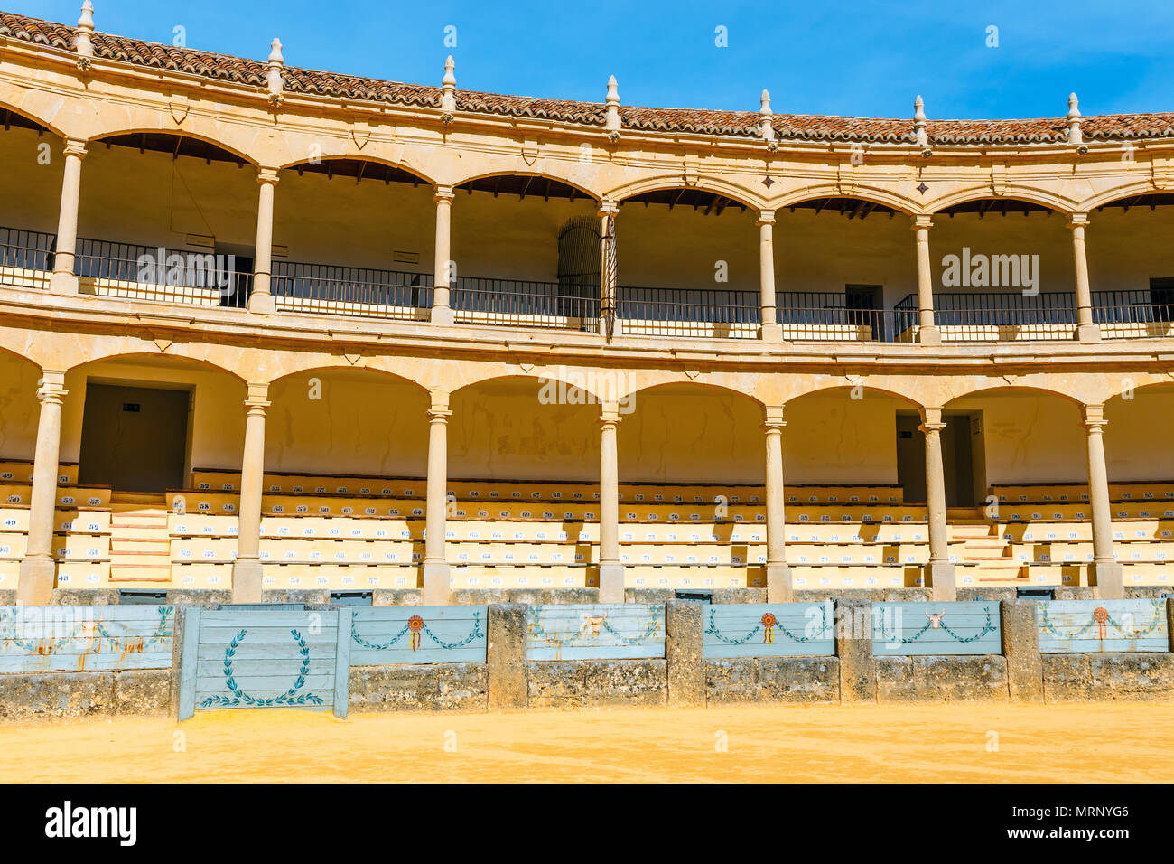 Bullring in Ronda is one of the oldest and most famous bullfighting ...