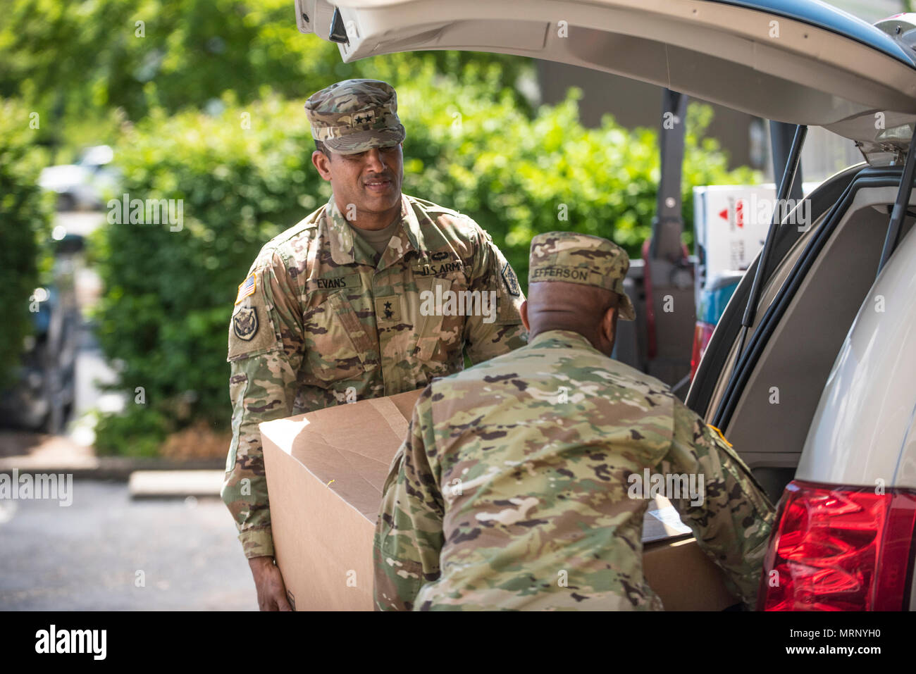 Maj. Gen. Jason T. Evans, U.S. Army Human Resources Command commanding ...
