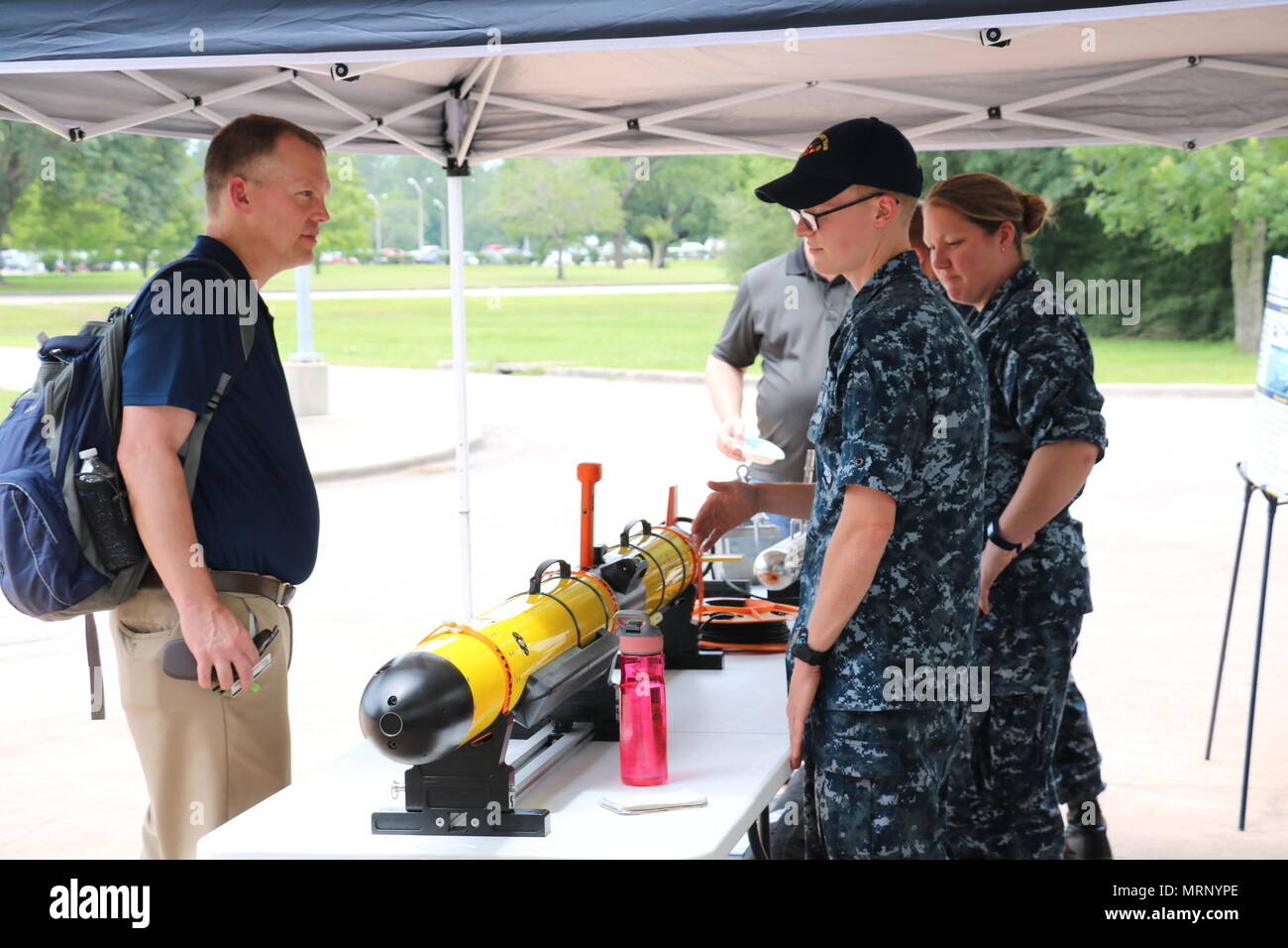 AG2 Jesse Osborne and AG1 Alicia Scott of Fleet Survey Team explain ...
