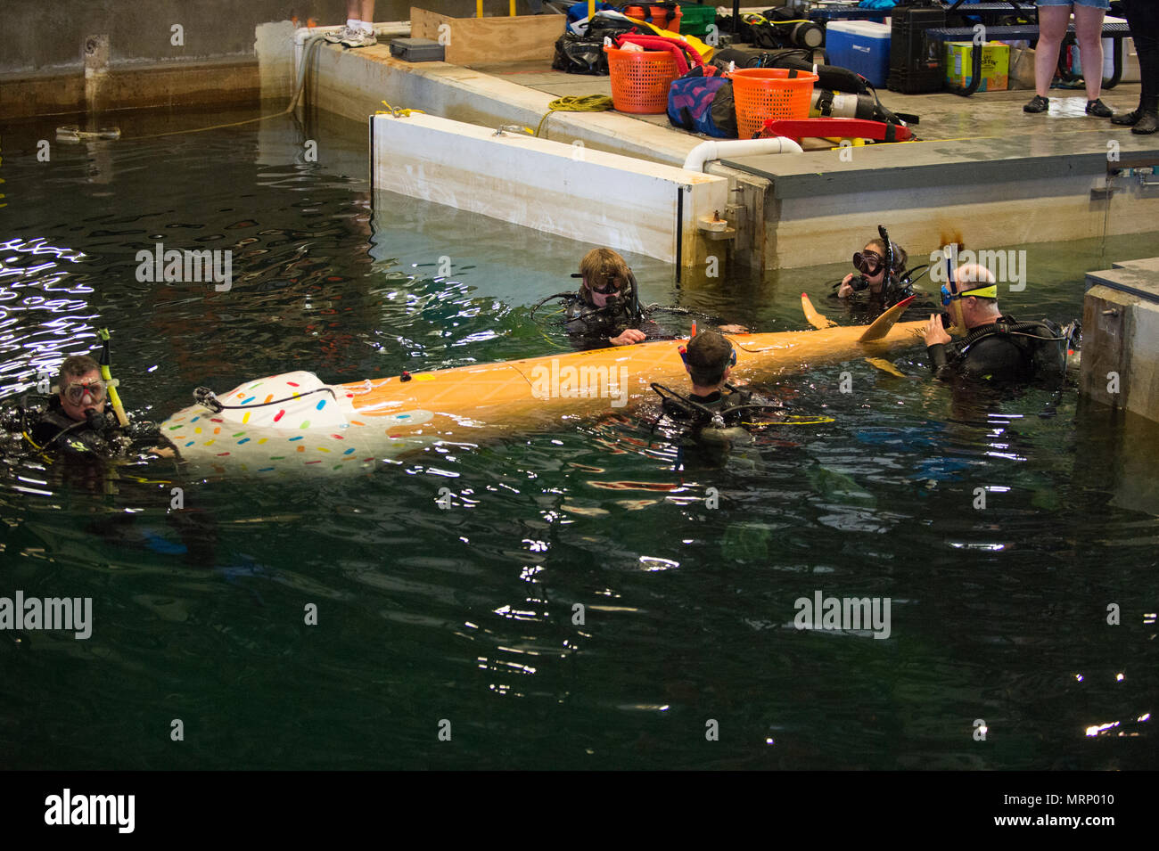 Second day of the International Human-Powered Submarine Races in the ...