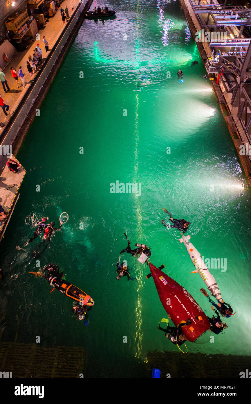 Second day of the International Human-Powered Submarine Races in the ...