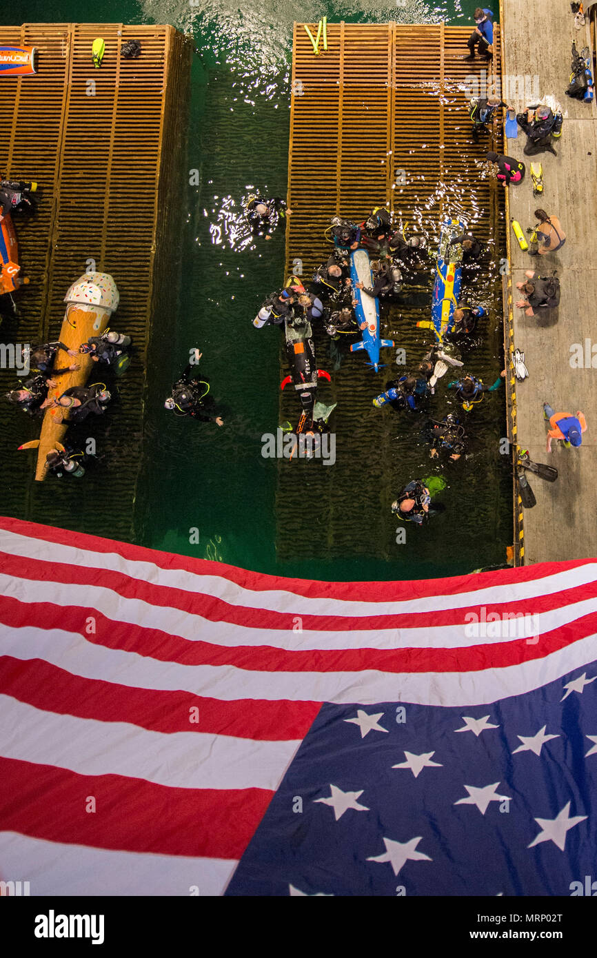 Second day of the International Human-Powered Submarine Races in the ...