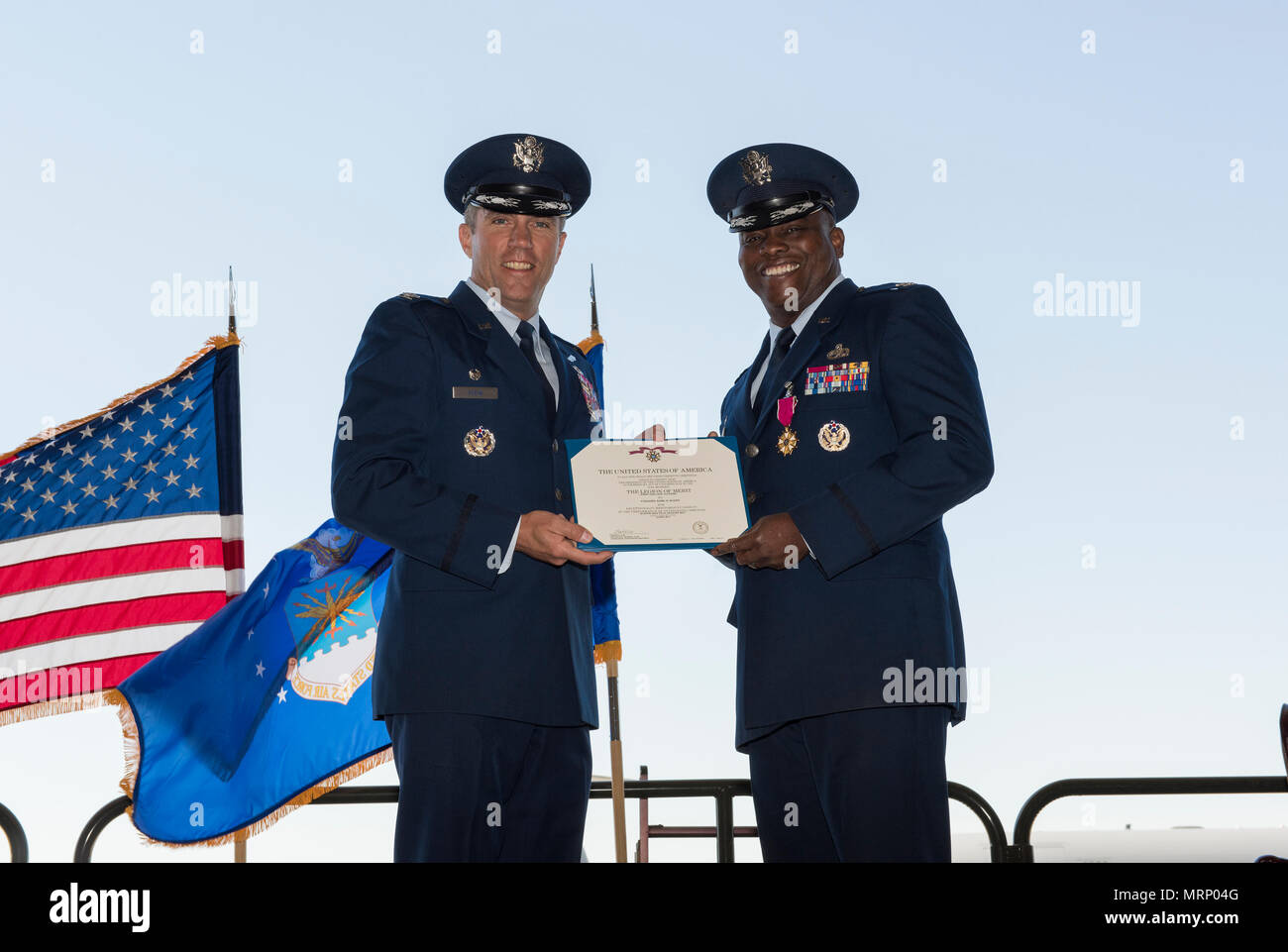 U.S. Air Force Col. John Klein, commander, 60th Air Mobility Wing ...