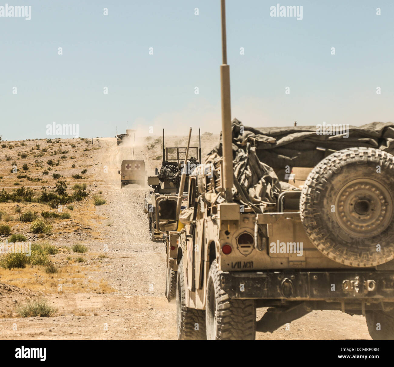 FORT IRWIN, Calif. – A convoy consisting of vehicles from Coldsteel ...