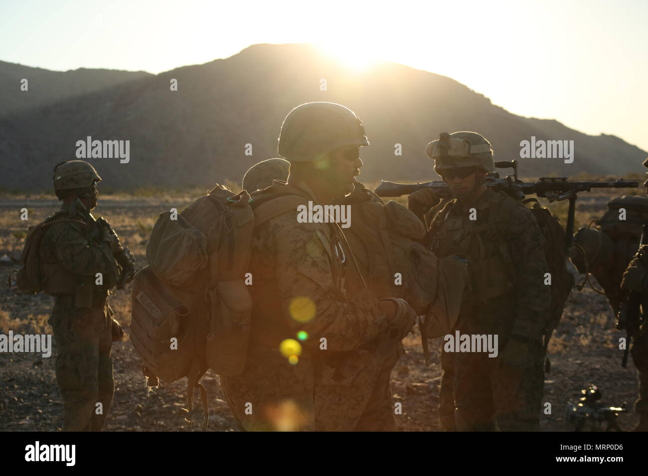 Marines with Golf Company, 2nd Battalion, 25th Marines, 4th Marine ...