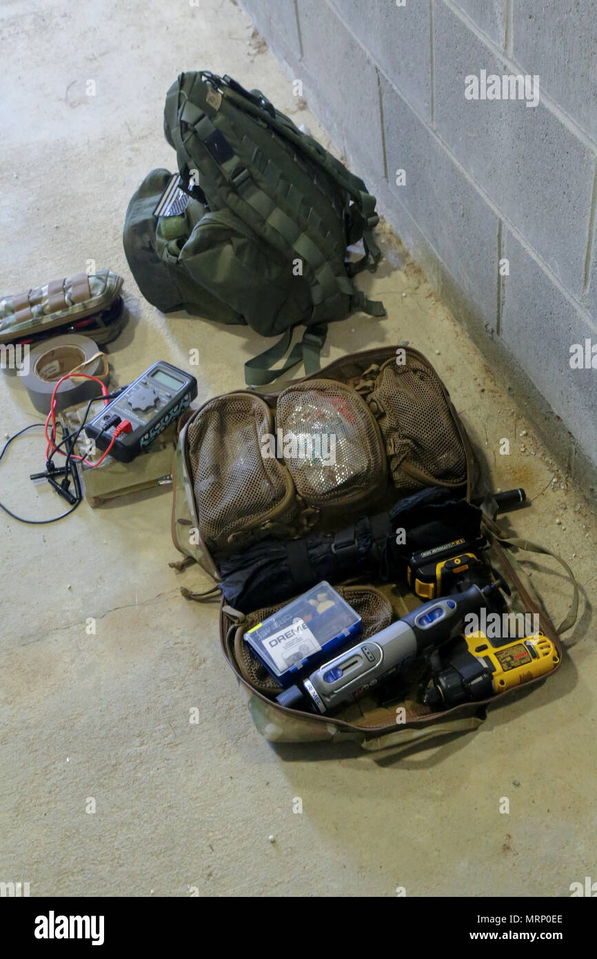 U.S. Army equipment, utilized by 705th EOD Company, 63rd EOD Battalion ...