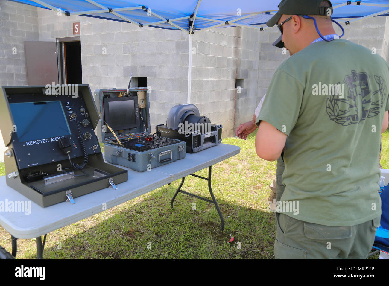 Equipment assigned to the U.S. Army 705th EOD Company, 63rd EOD ...
