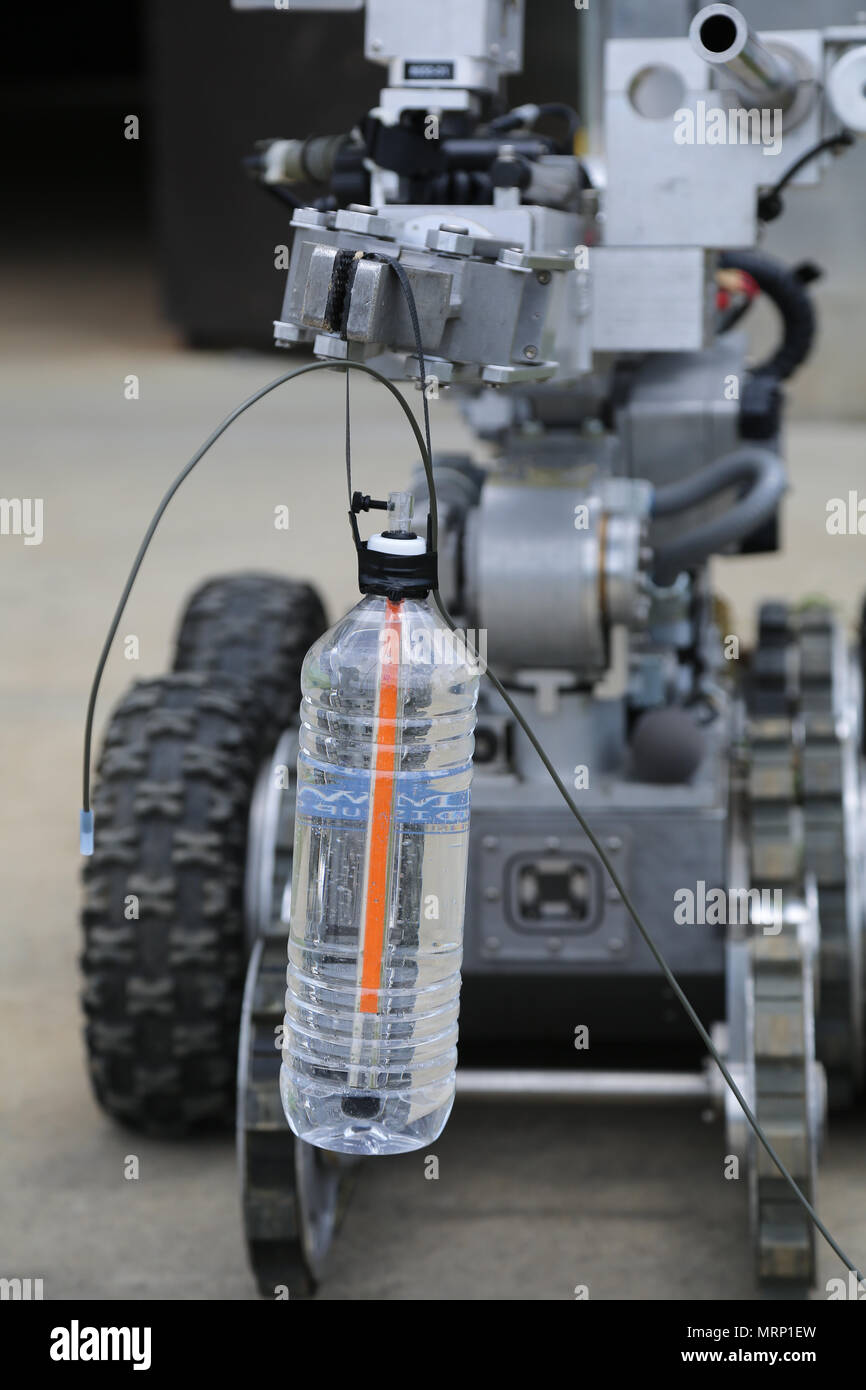 An ANDROS F6A Robot, assigned to the St. Bernard Sheriff Department ...