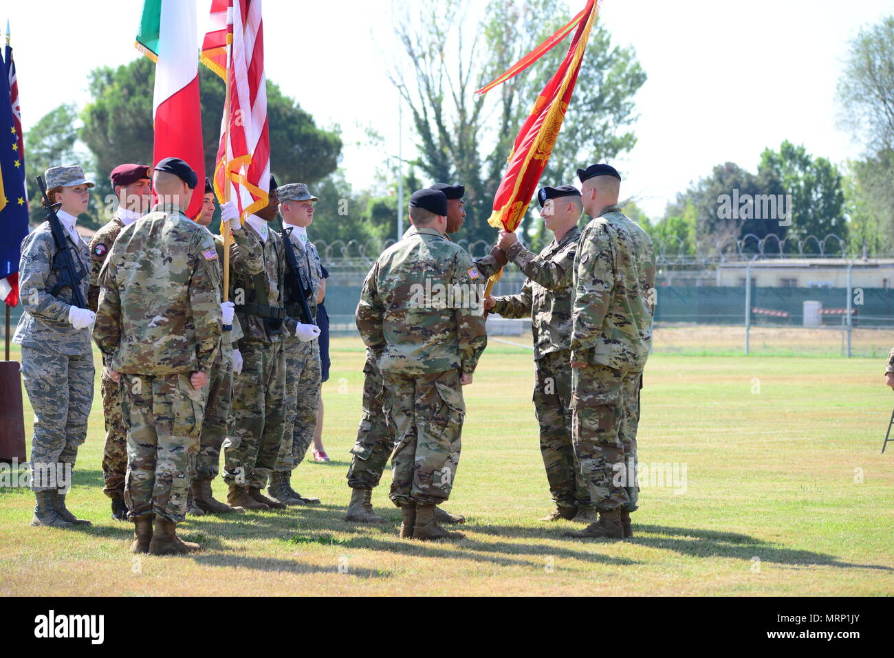 Left U.S. Army Sgt. Maj. James D. Harris outgoing Battalion Sergeant ...
