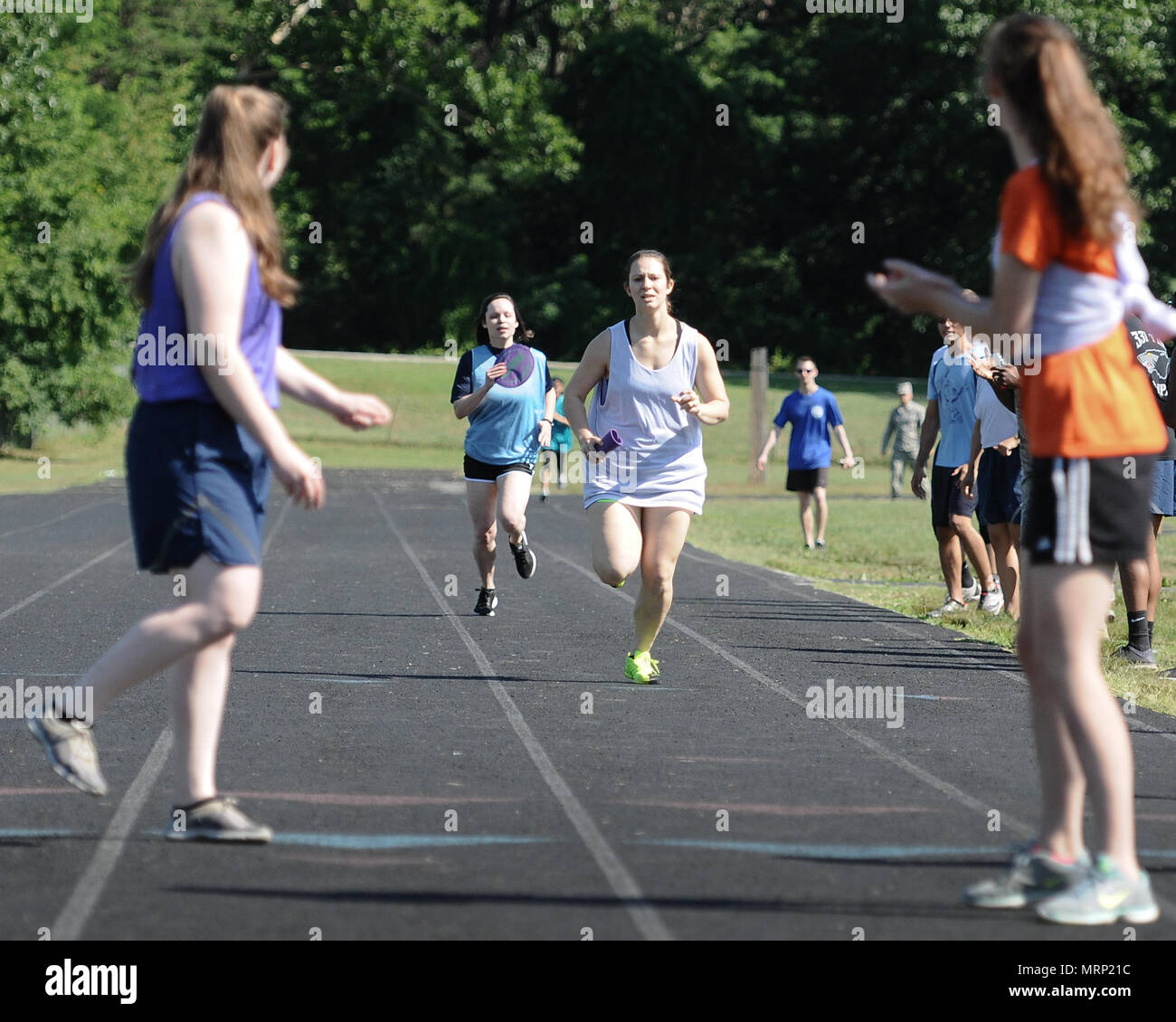 Members of the 70th ISR Wing, Fort G. Meade, Md., enjoy a competitive ...