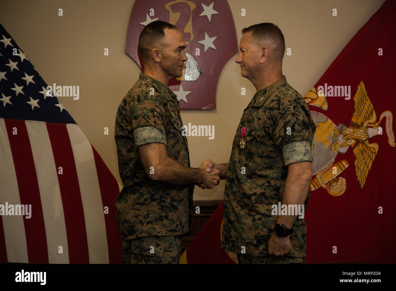 U.S. Marine Corps Maj. Gen. John Love, commanding general of 2nd Marine ...