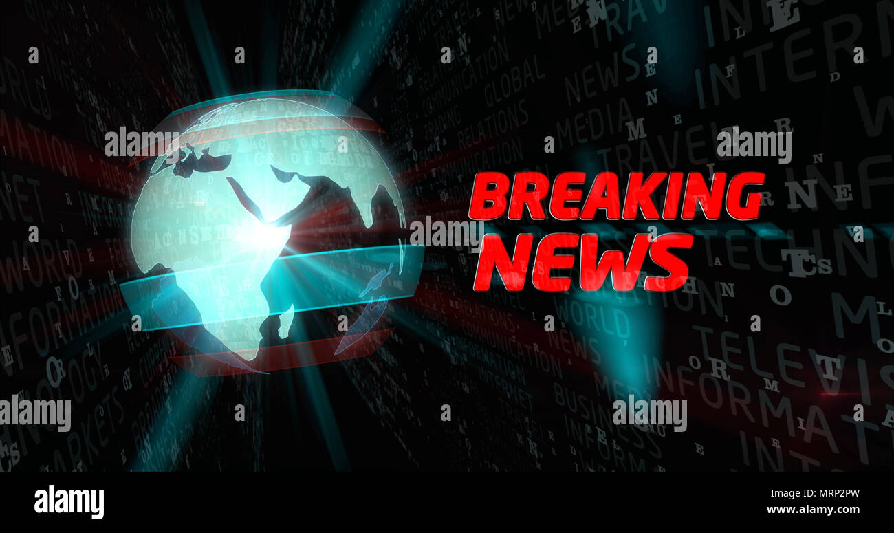 News channel graphics hi-res stock photography and images - Alamy