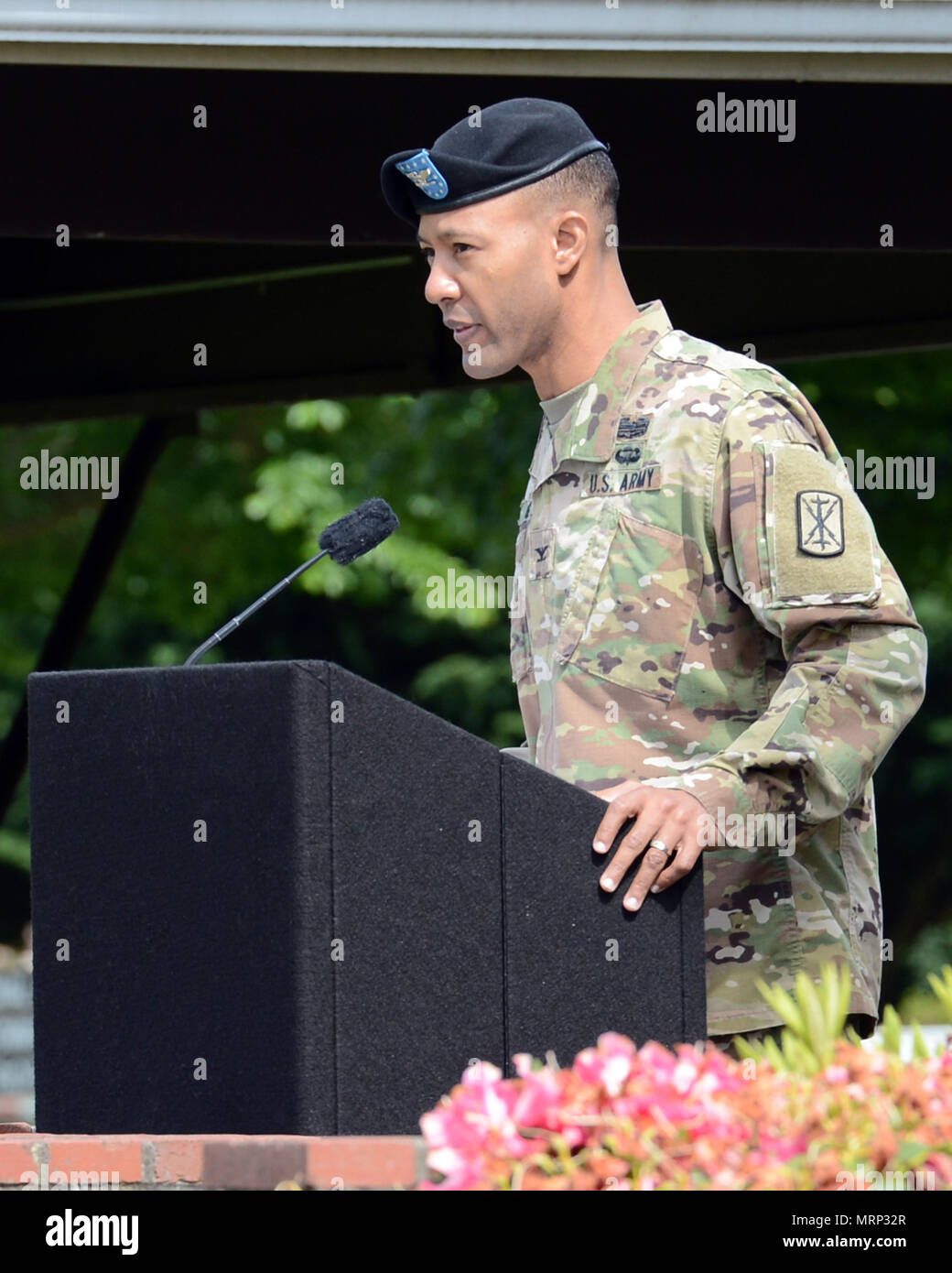 Reviewing Officer Col. Andrew Gainey, commanding officer, 17th Field ...