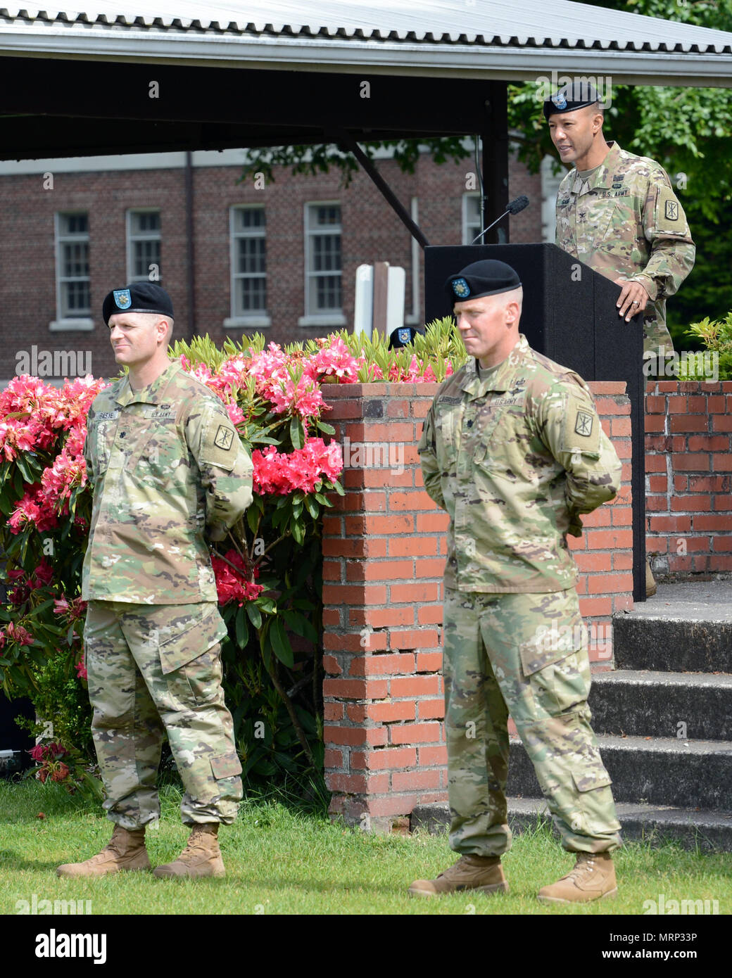 Reviewing Officer Col. Andrew Gainey, commanding officer, 17th Field ...