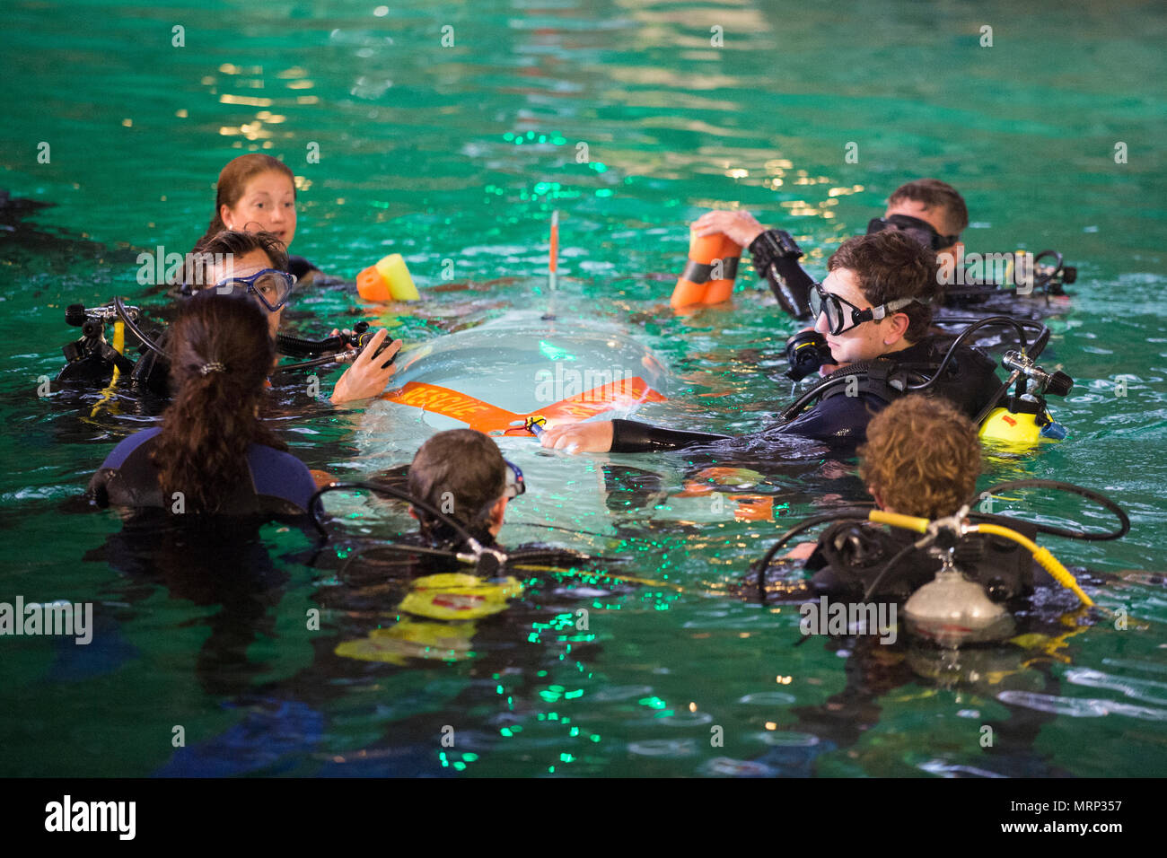 Third day of the International Human-Powered Submarine Races in the ...
