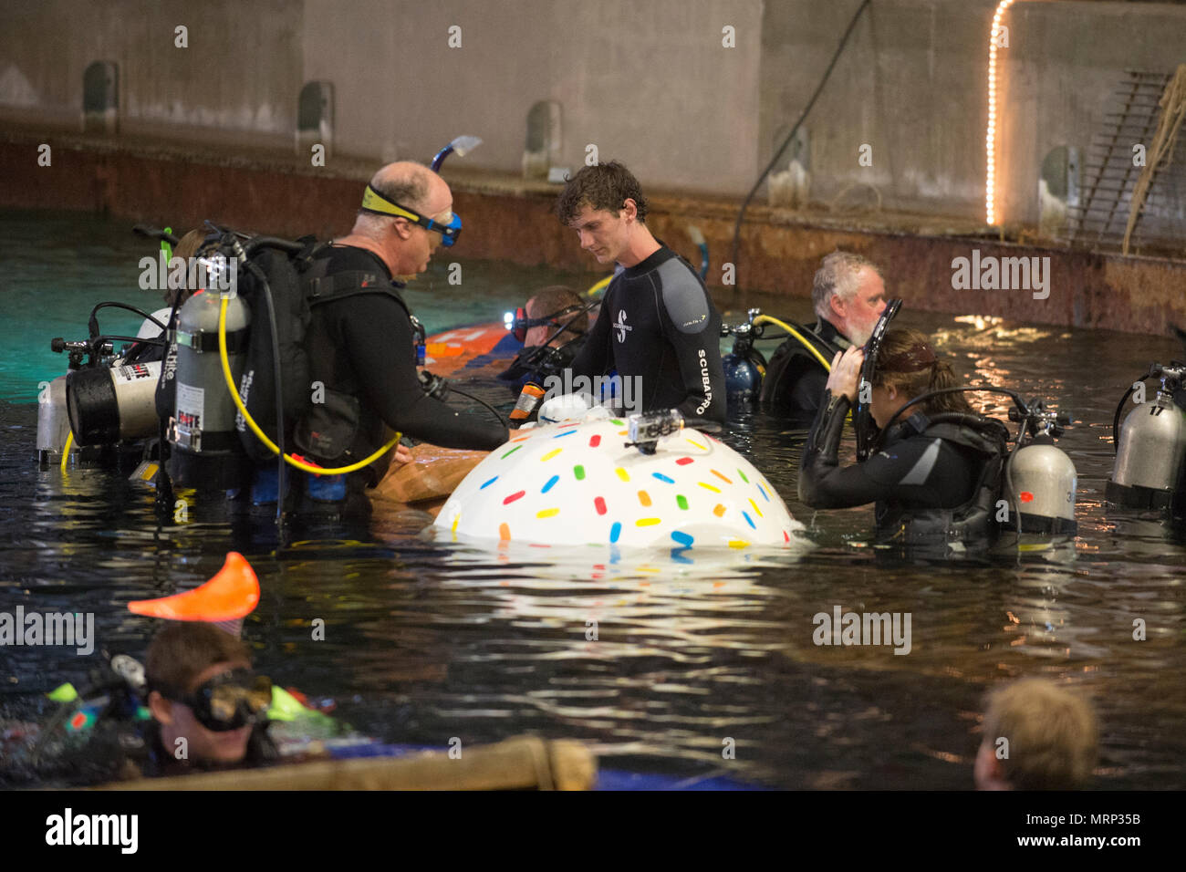 Third day of the International Human-Powered Submarine Races in the ...