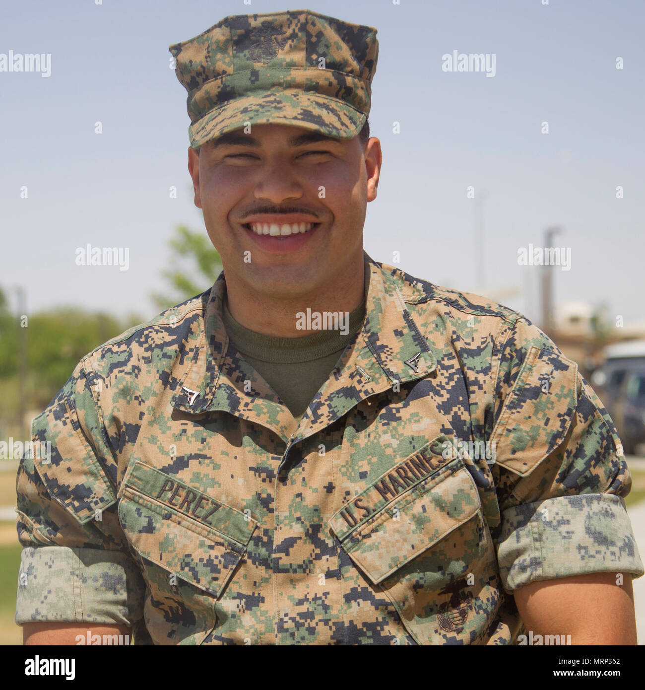 Lance Cpl. Lisandro Perez made the decision to join the Marine Corps as ...