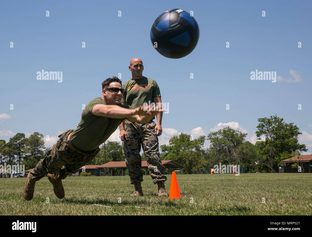 Capt. Samuel Modica, company commander, Headquarters and Service Co ...