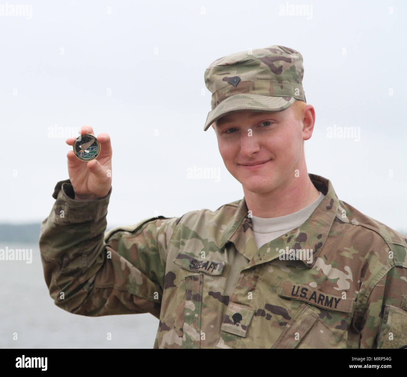 Spc. Zachary Sielaff of Deckerville, Michigan, was awarded a Maj. Gen ...