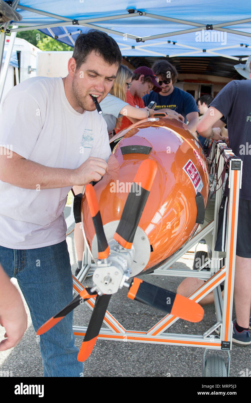 Fourth day of the International Human-Powered Submarine Races in the ...