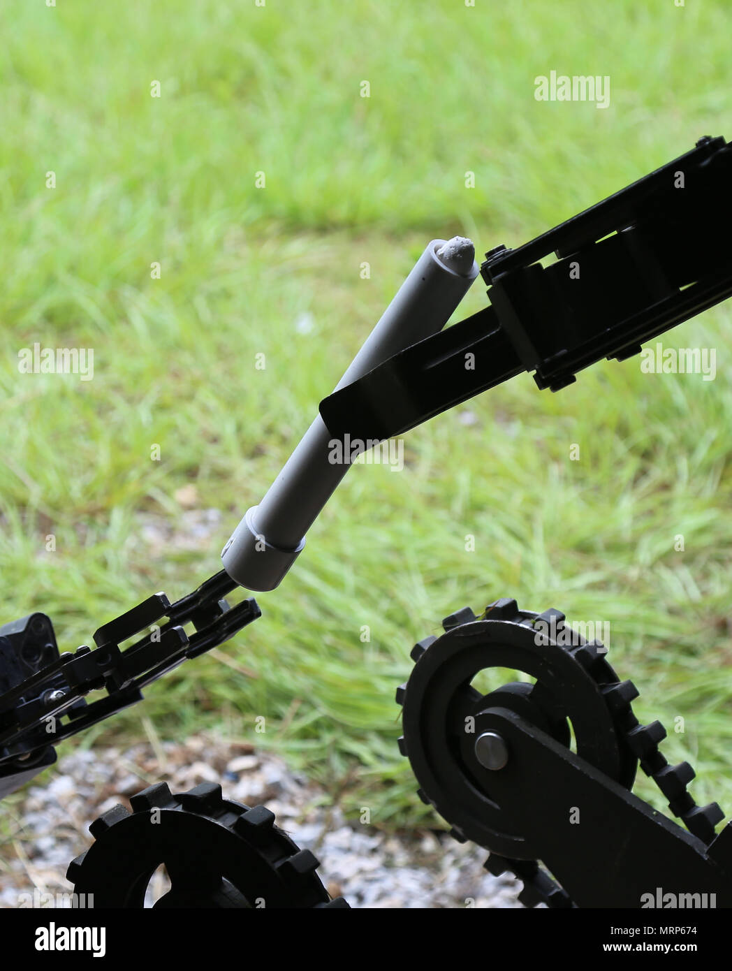 A Mini ANDROS II Robot, controlled by personnel assigned to Rapides ...