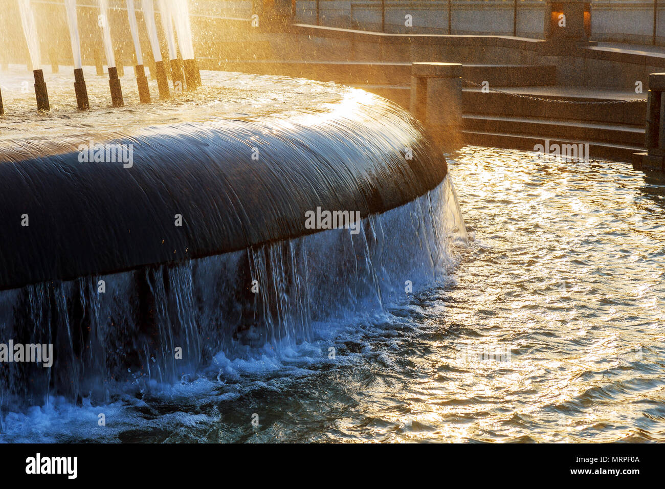 Water fountain on the city square fountain city water Stock Photo - Alamy