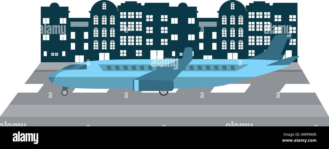 Sunset with street lights Stock Vector Images - Alamy