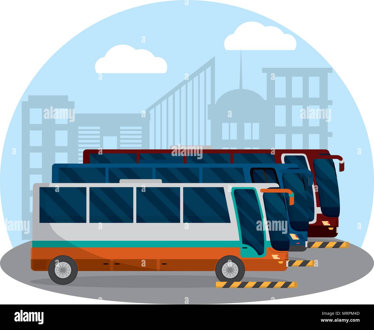 side buses city passenger transport Stock Vector Image & Art - Alamy
