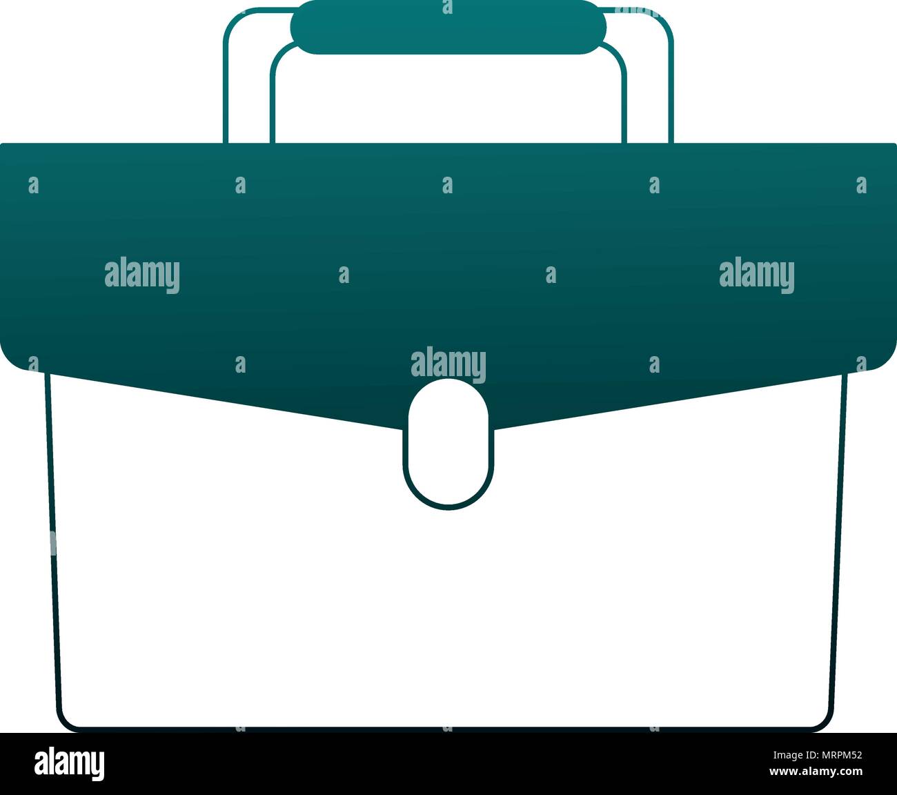 Lock in leather briefcase Stock Vector Images - Alamy