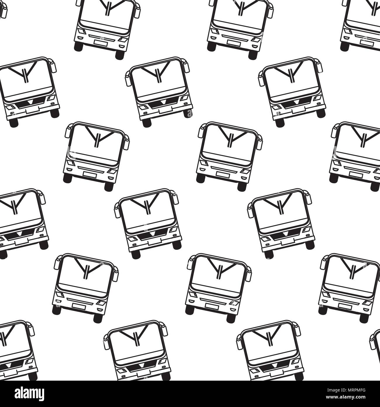 line front city bus transport background Stock Vector Image & Art - Alamy