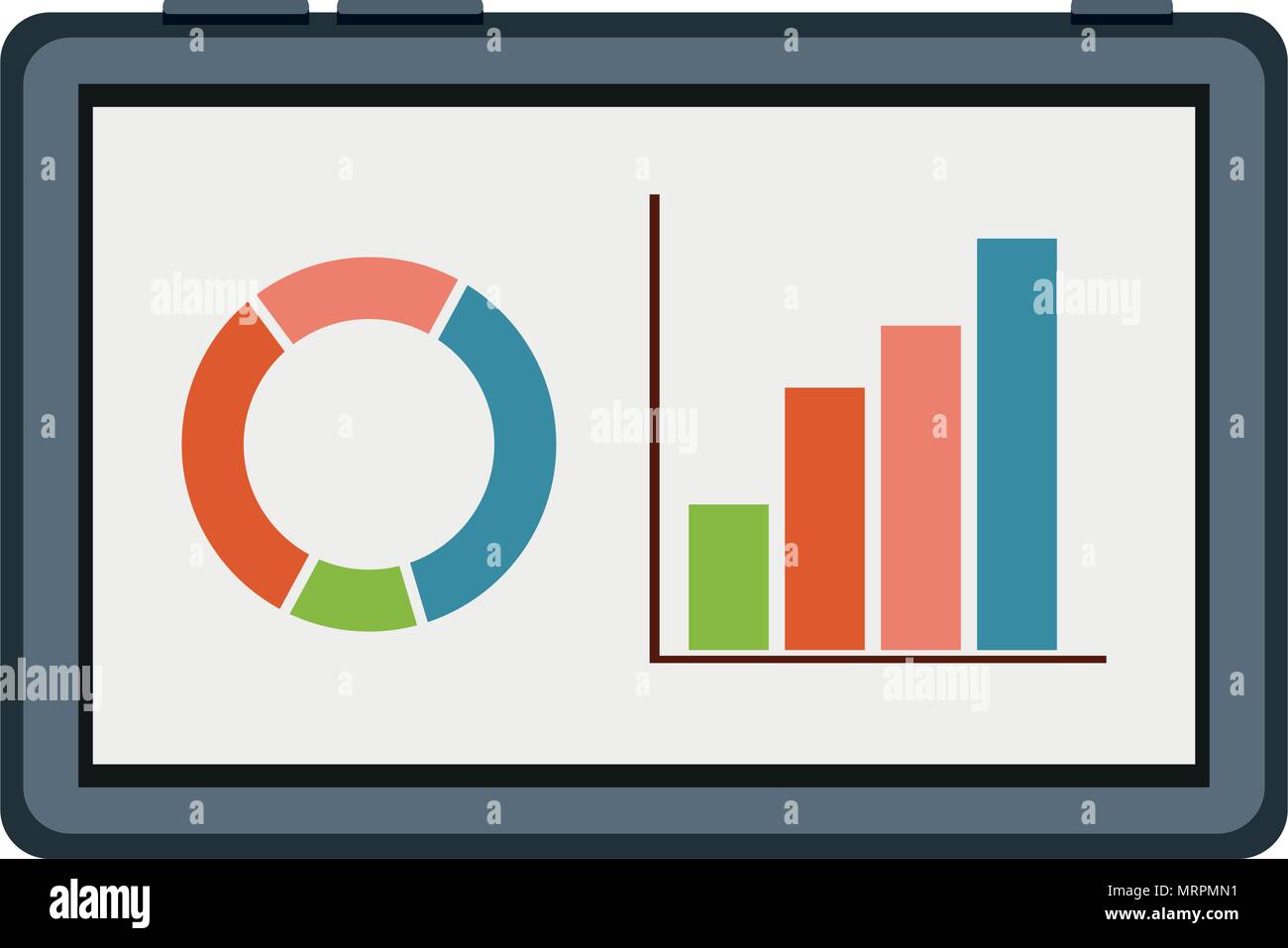 Statistics in tablet Stock Vector Image & Art - Alamy