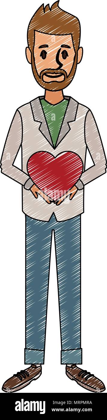 Doctor holding heart scribble Stock Vector Image & Art - Alamy