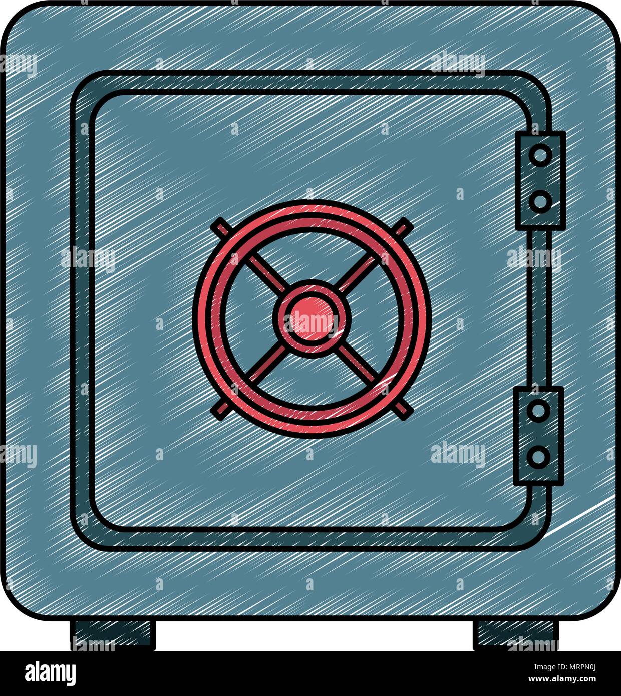 Strongbox security money scribble Stock Vector Image & Art - Alamy