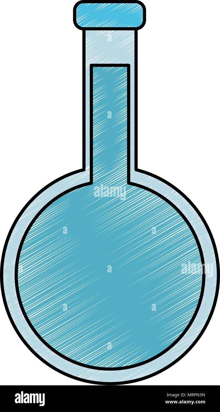 Flask lab symbol scribble Stock Vector Image & Art - Alamy