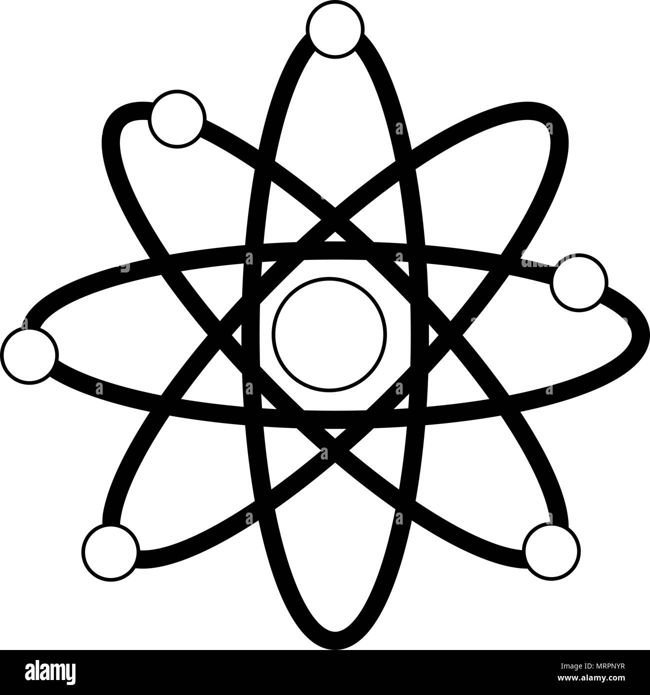 Science Symbols Black And White