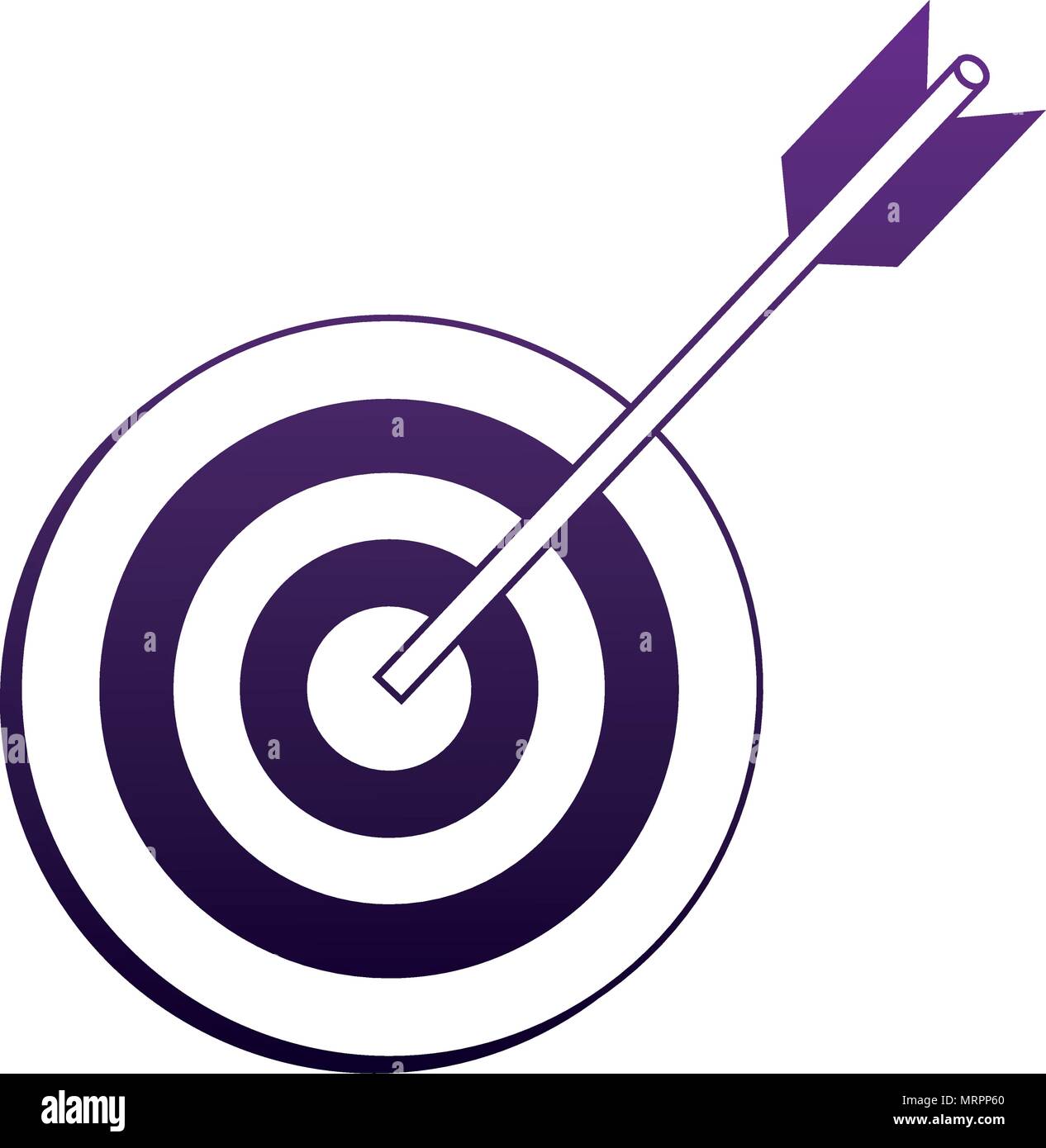 Target dartboard symbol in purple lines Stock Vector Image & Art - Alamy