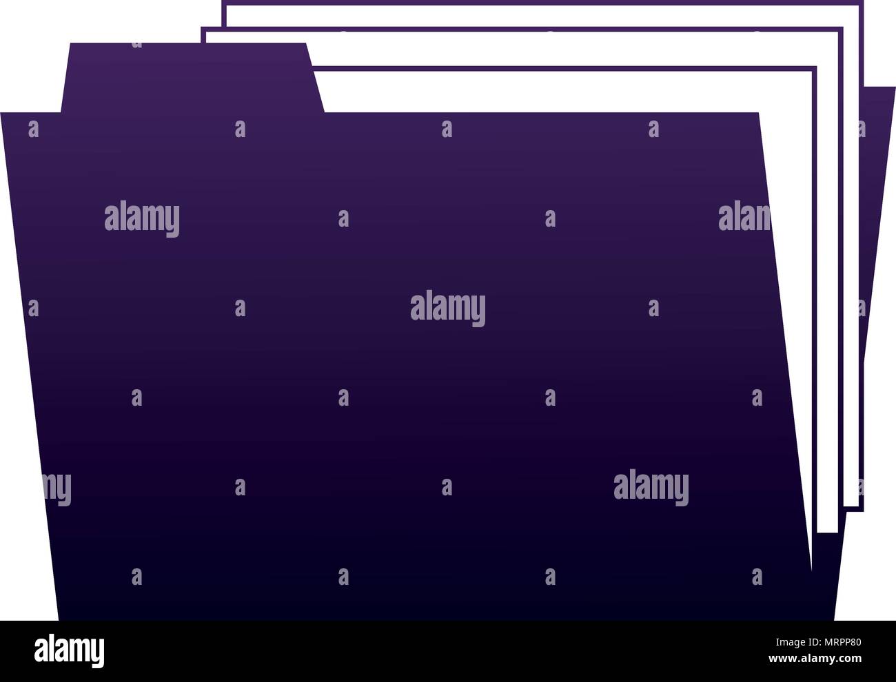 Purple paper folder Stock Vector Images - Alamy