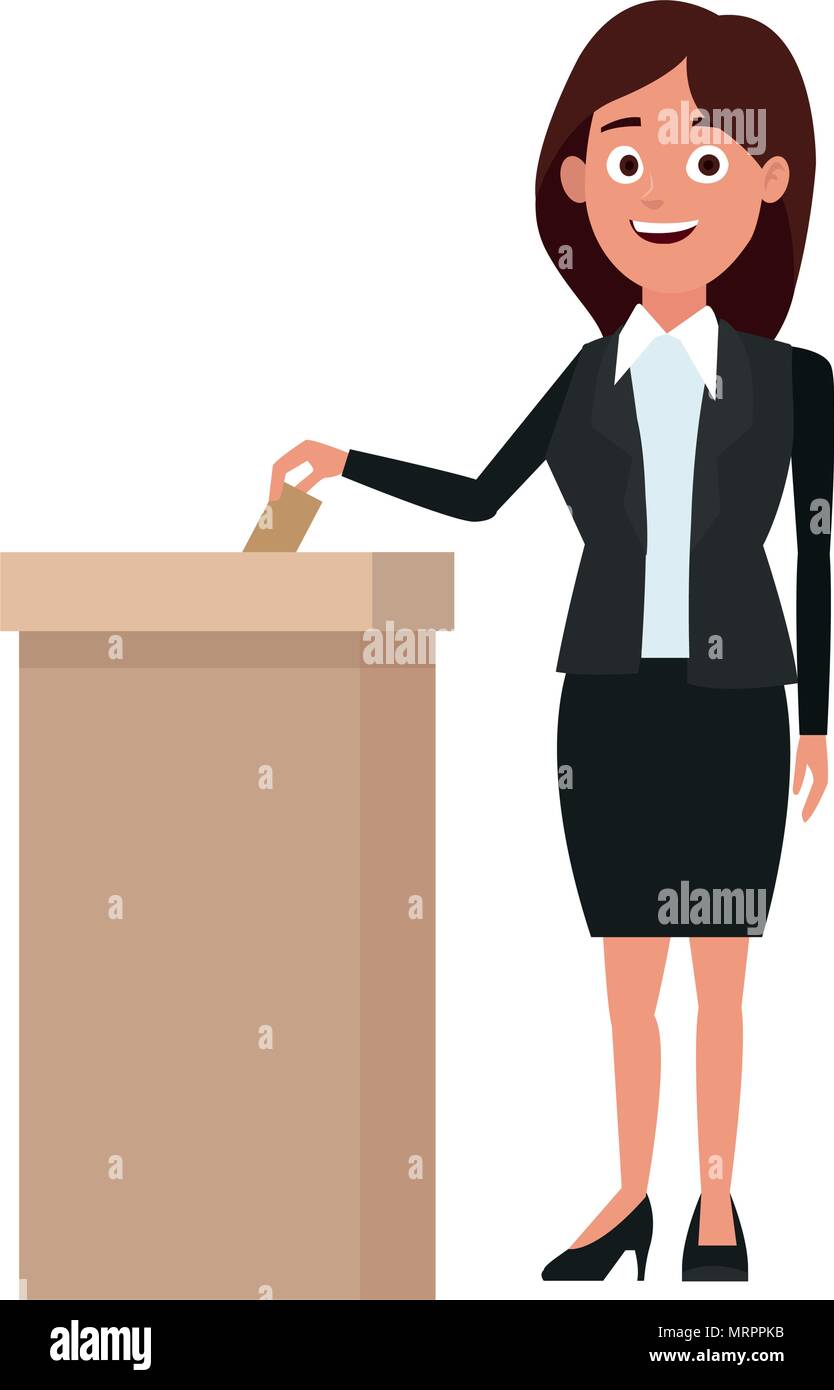 Politician voting cartoon Stock Vector Image & Art - Alamy