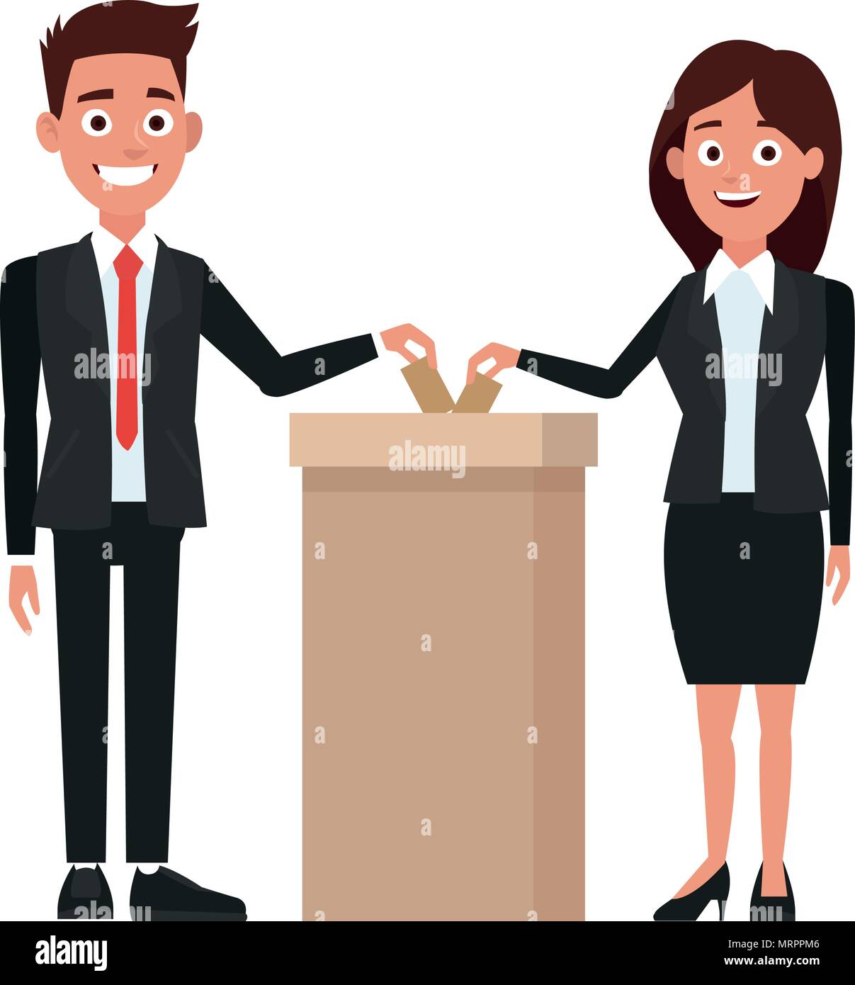 Politicians voting cartoon Stock Vector Image & Art - Alamy