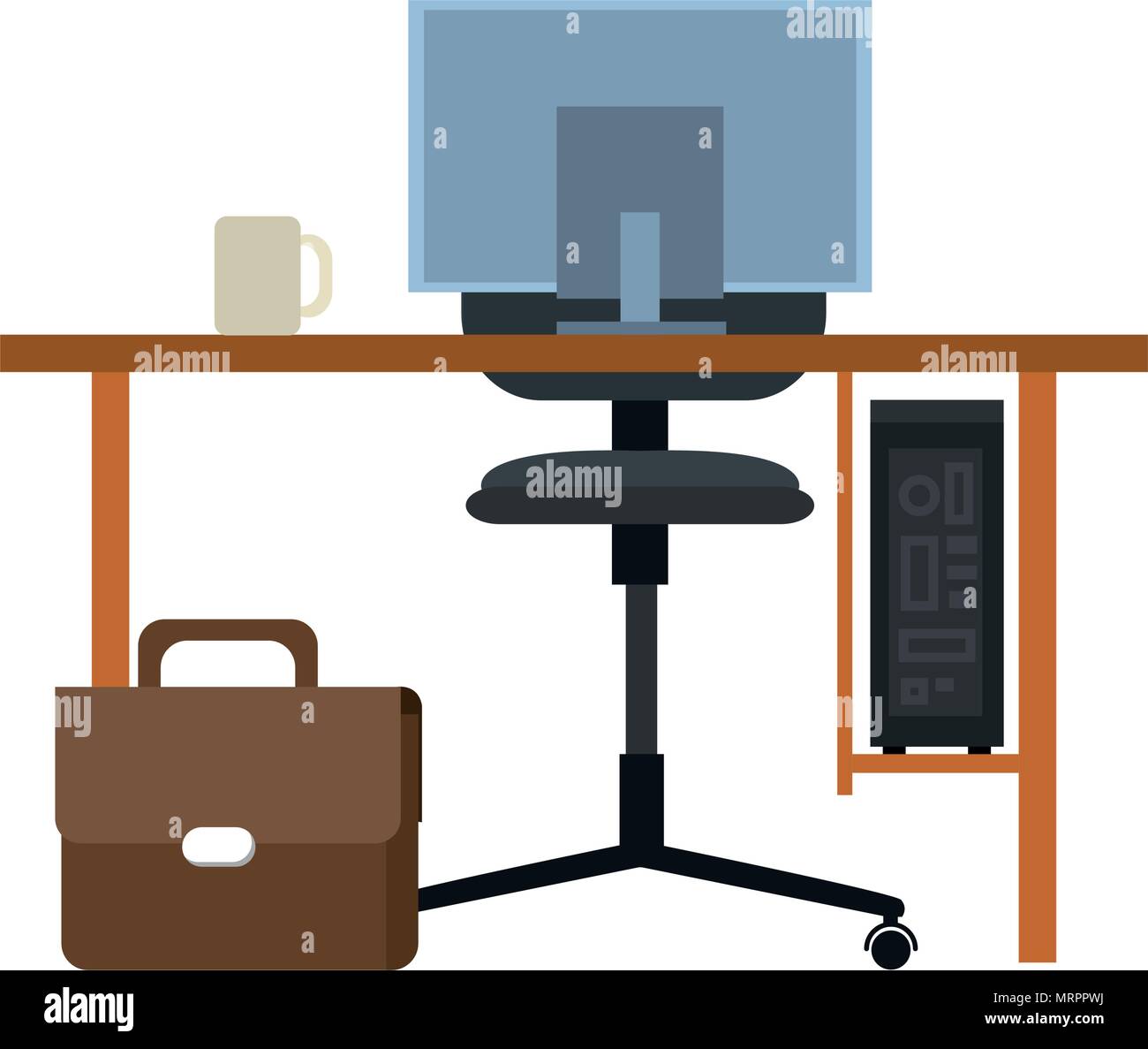 Office elements concept Stock Vector Image & Art - Alamy