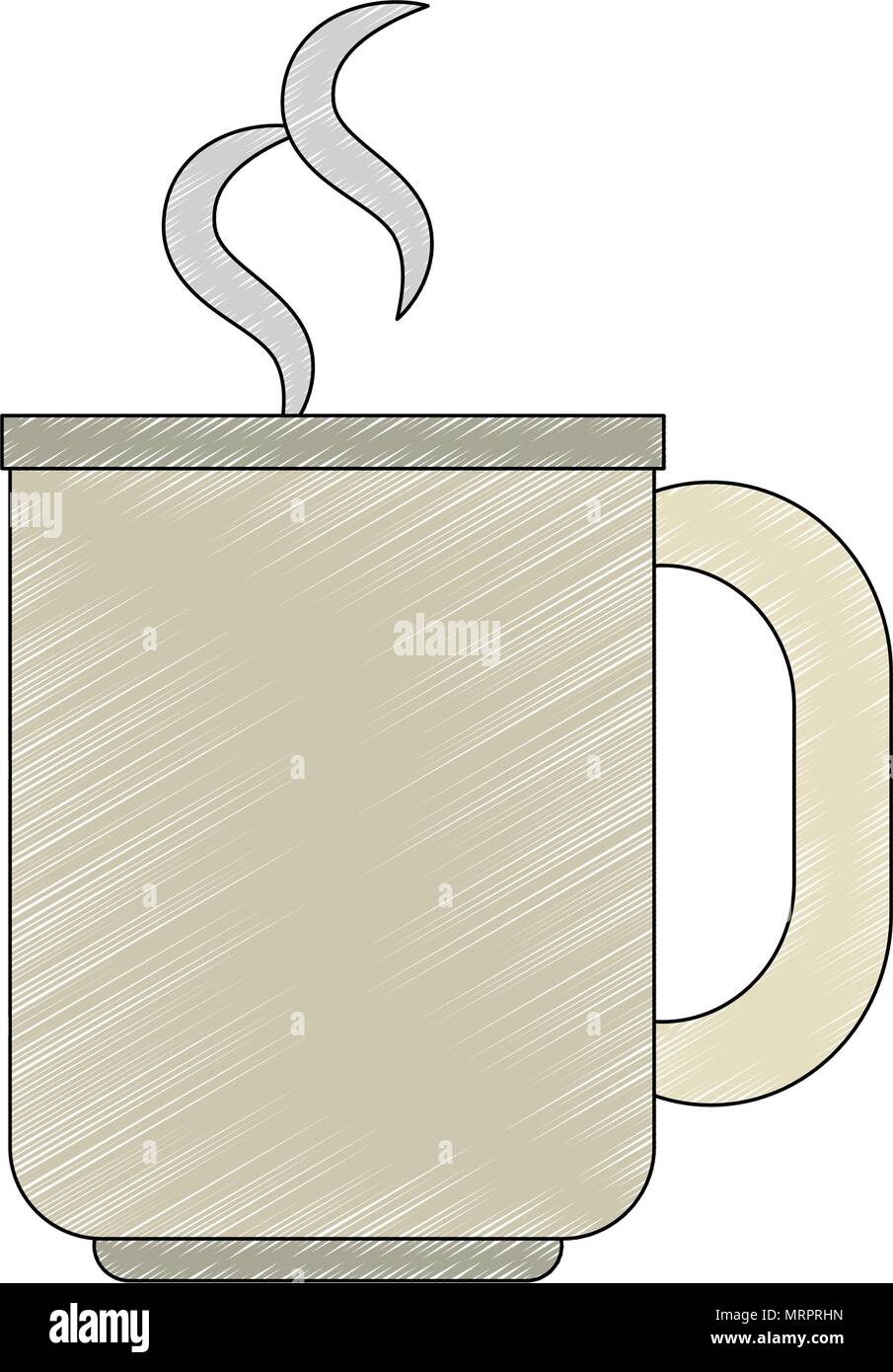 Coffee mug isolated scribble Stock Vector Image & Art - Alamy