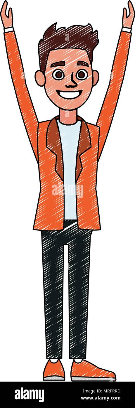 Executive businessman cartoon scribble Stock Vector Image & Art - Alamy