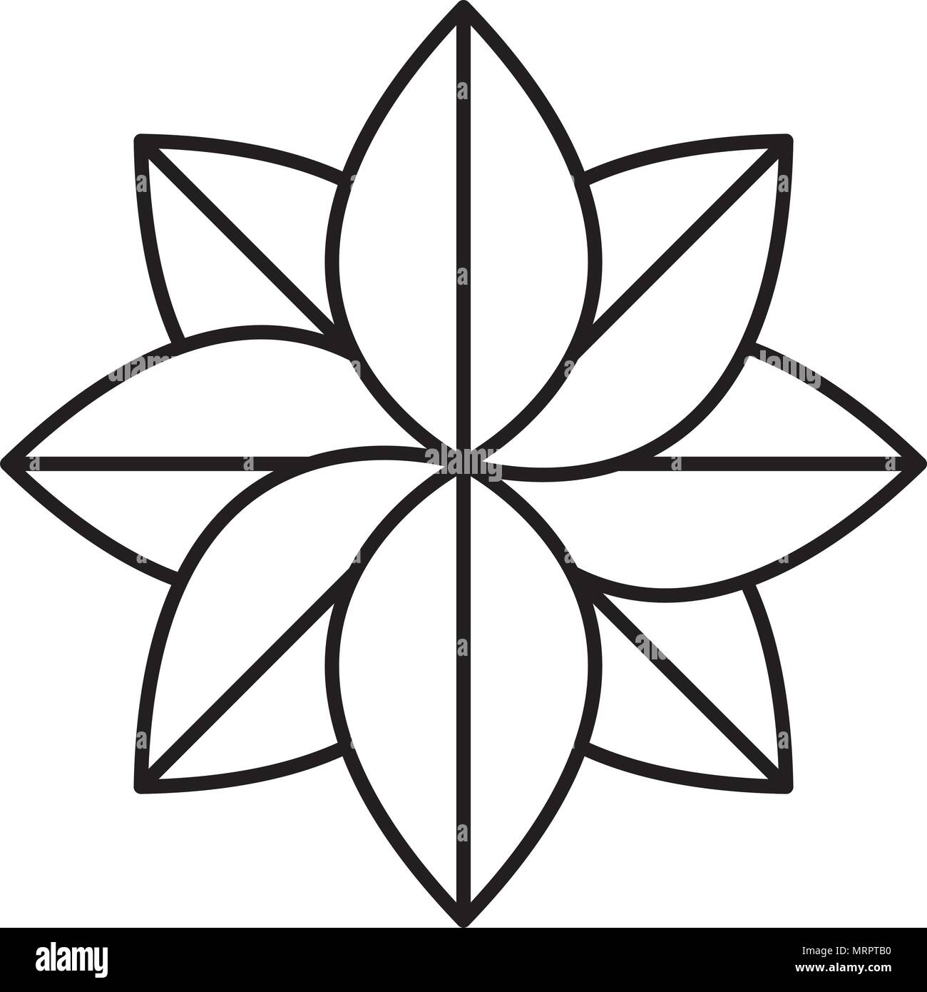 Lush plants line Stock Vector Images - Alamy