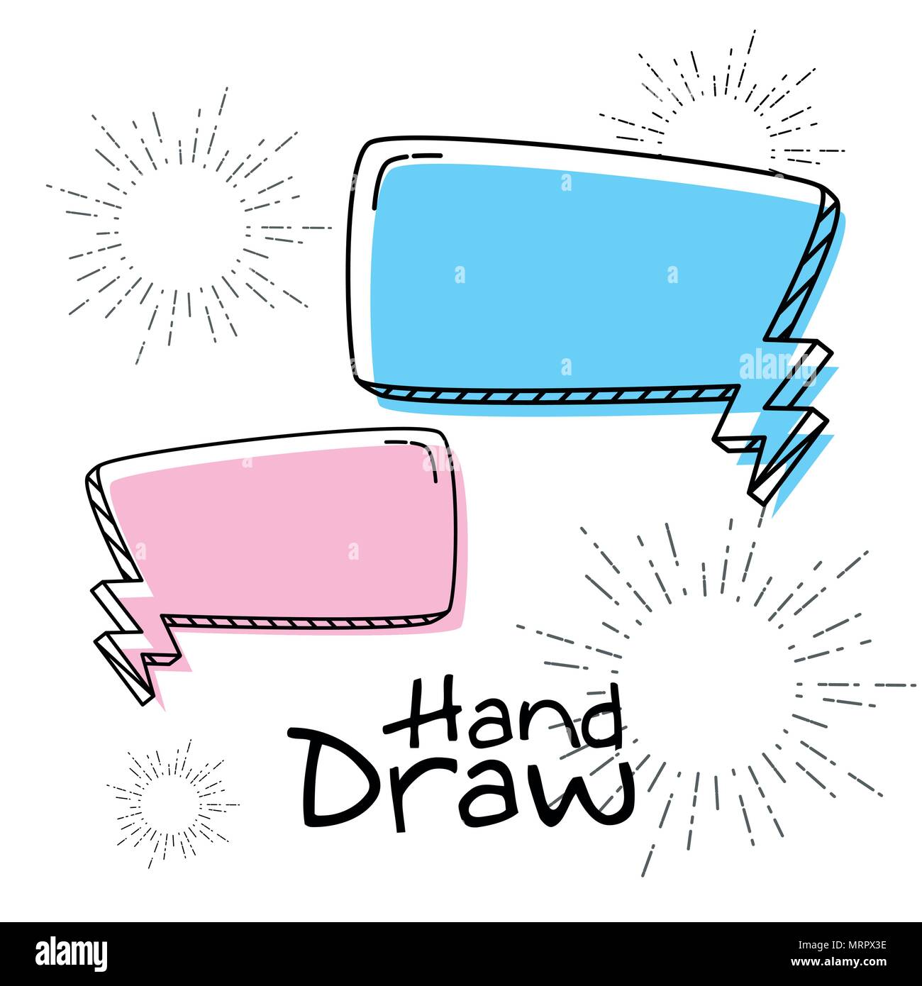 Hand draw cartoons Stock Vector Image & Art - Alamy