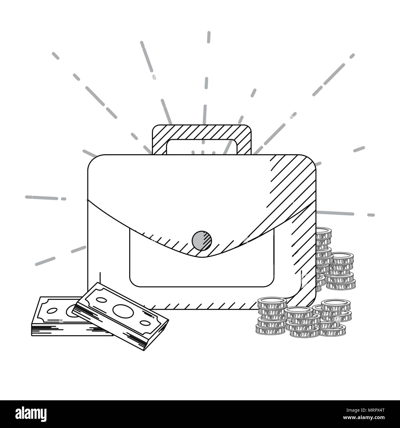 Hand draw money and business cartoons Stock Vector Image & Art - Alamy