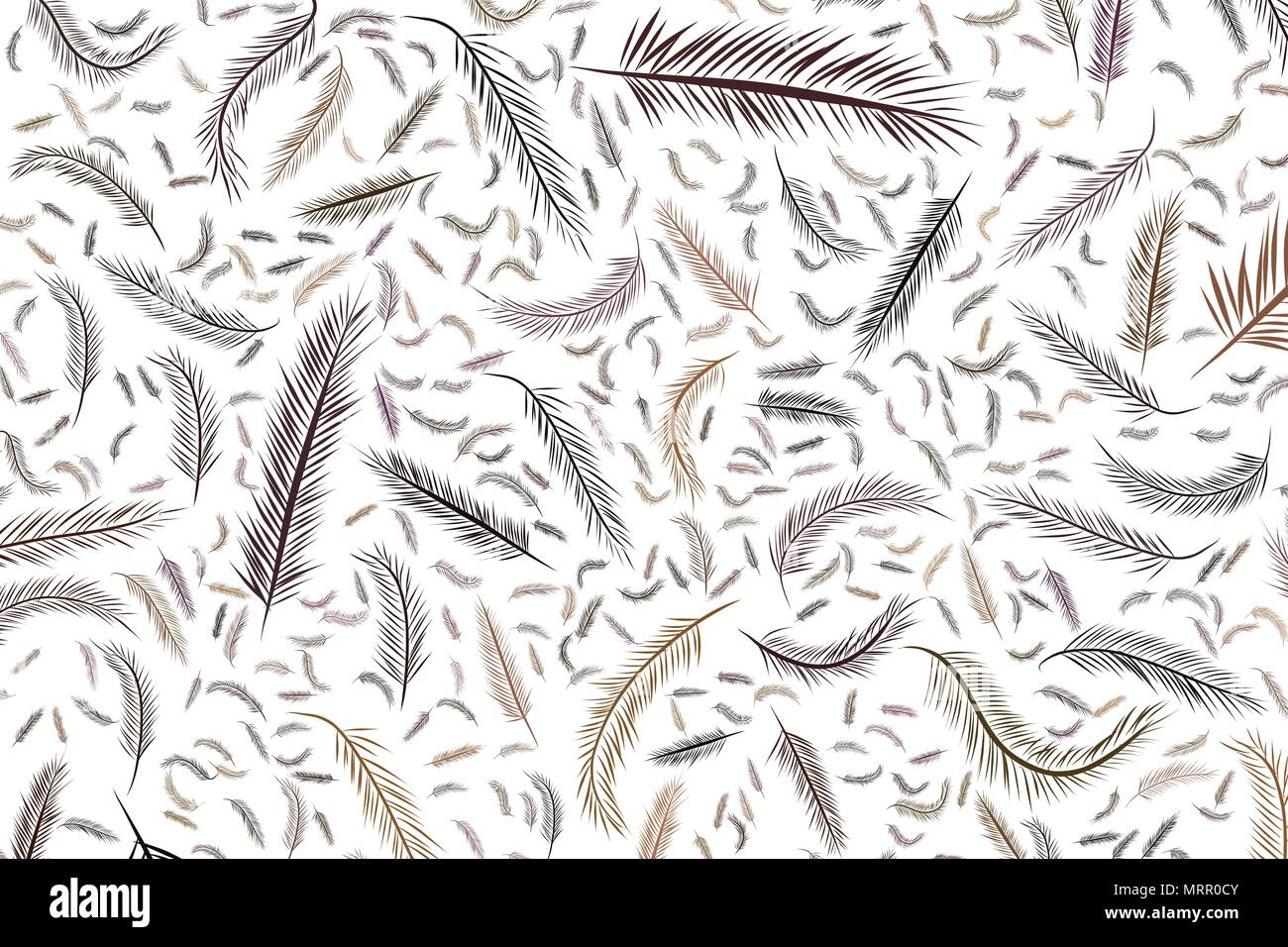 Abstract illustrations of feather, conceptual. Good for design ...