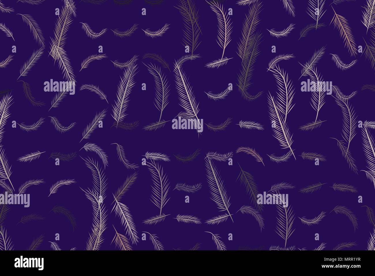 The feather illustrations background abstract, hand drawn. Cartoon ...