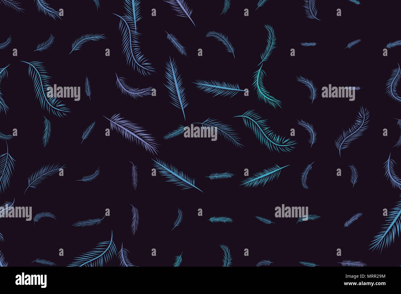 Abstract feather illustrations background. Cartoon style vector graphic ...
